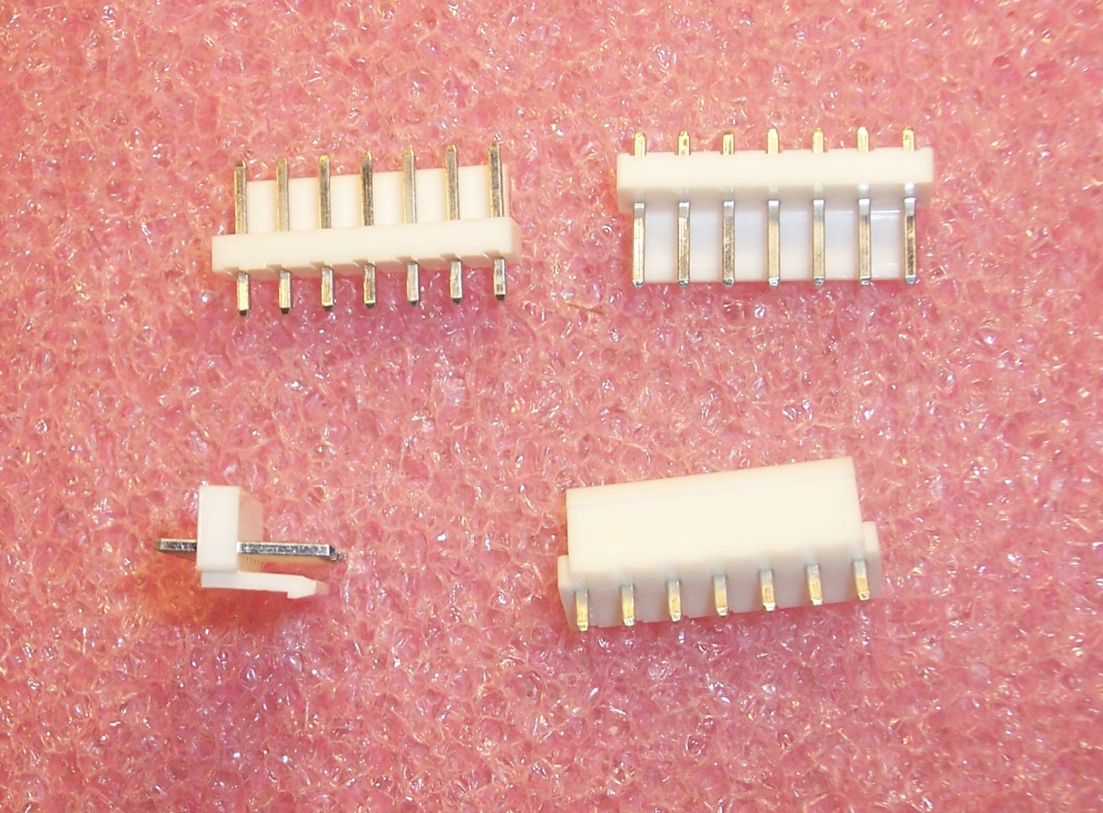 QTY (50) 7 POSITION VERTICAL FRICTION LOCK HEADERS 3.96mm B7PS-VH ...