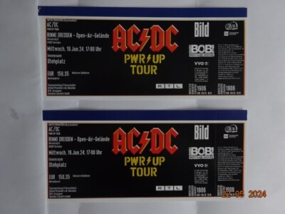 AC/DC Tickets Dresden Rinne 19.06.2024 2 Stück | eBay.de