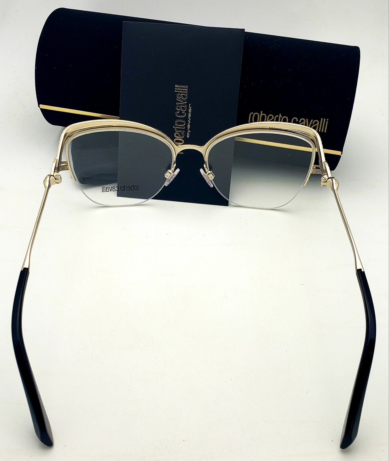 100 Authentic Roberto Cavalli Eyeglasses Rc5054 Forte 032 Gold for sale ...