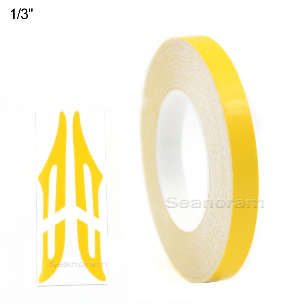 1/3" 8mm 32ft Yellow Car DIY Body Pin Stripe PinStriping Decal Vinyl ...