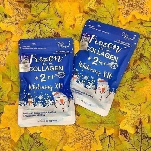 6xFrozen Collagen Whitening X10 Gluta 2in 1 Glutathione Acne Reduce 60 ...