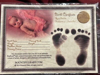 The realborn Patience awake reborn/realborn baby doll for sale | eBay