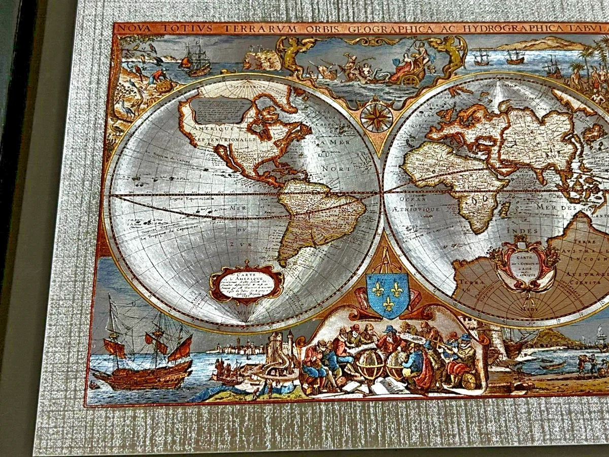 Vintage World Map Art