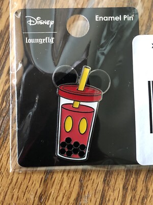 NEW 2020 Loungefly Disney Mickey Mouse Boba Cup Drink Enamel Pin ...