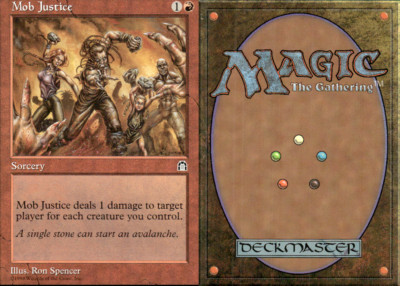 Magic the Gathering -MTG-Mob Justice | eBay