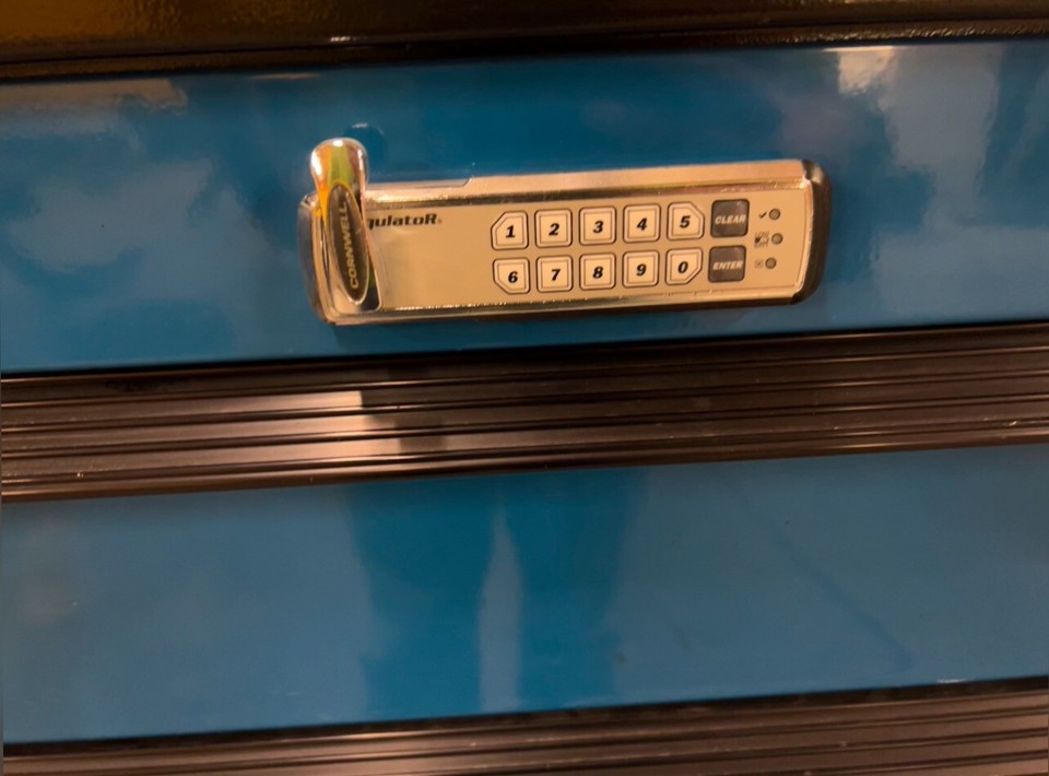 CORNWELL PLATINUM SERIES 84” 12-Drawer Tool Box, Torch Blue | eBay