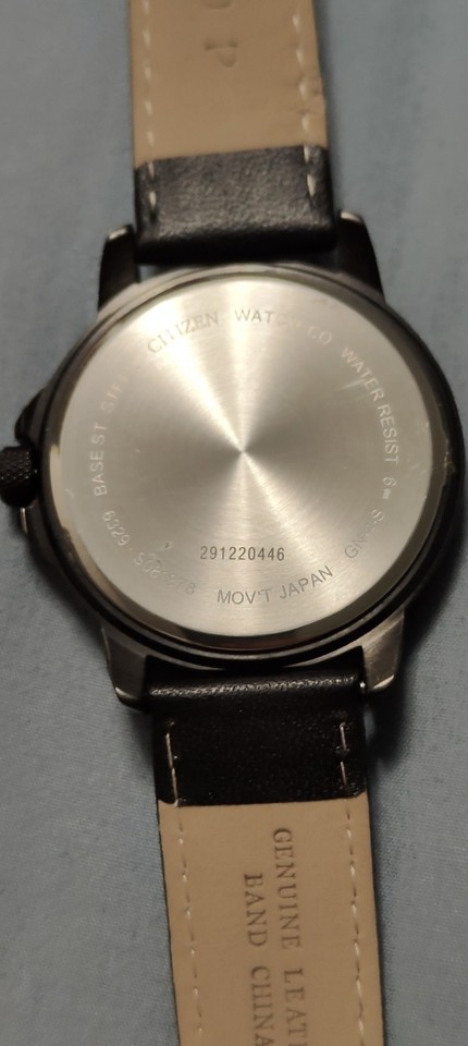 Citizen 42mm Men's Watch AG 8315-09E Day/Date Leather Band. | eBay