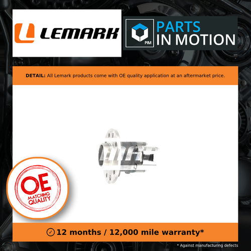 Wheel Bearing Kit fits SAAB 9-3 YS3F 1.9D Rear 04 to 15 Lemark 1604314 ...