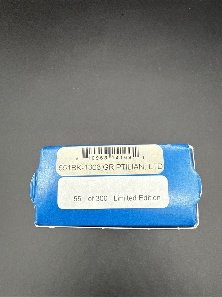 Benchmade 551BK-1301 Limited Griptilian 3.45" M4 Black Plain Blade RARE ...