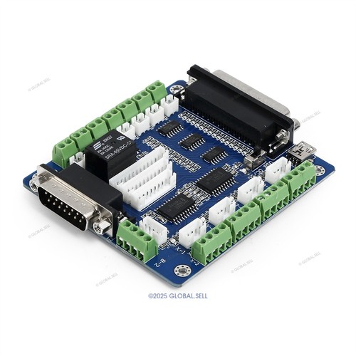 CNC Kit 5 Axis Breakout Board & Nema23 Stepper Motor For DIY Router ...
