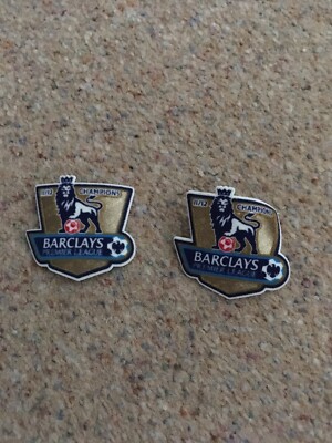 Premier League Gold Badges 2011/12 Champions EPL Barclays Junior Shirt ...