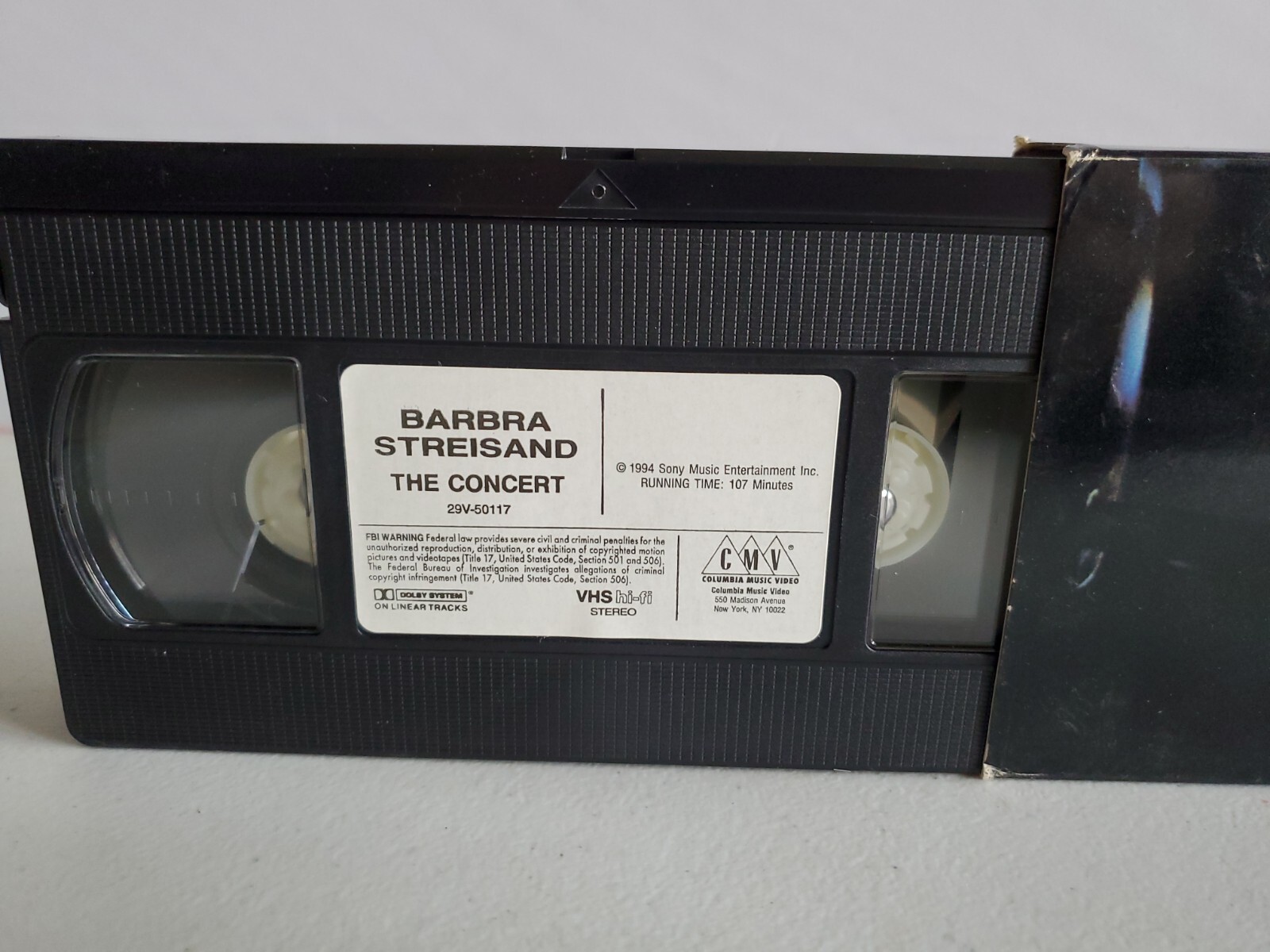 Barbra The Concert (VHS, 1994), Blockbuster Exclusive Bonus, Streisand ...