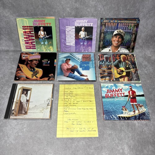 Jimmy Buffett CDs Lot of 8 & Rare 9/16/03 Seattle Setlist | eBay