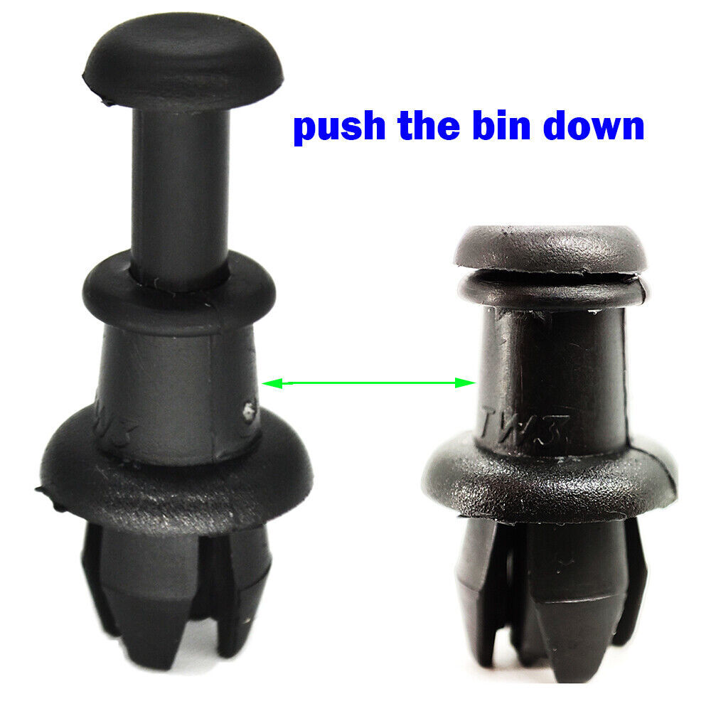 2x Parcel Shelf Straps Pins Clips Hooks For Volkswagen Audi Seat Leon ...