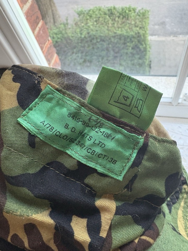 DPM Authentic Military Army Camouflage Camo Bucket Hat Cadets Fishing ...