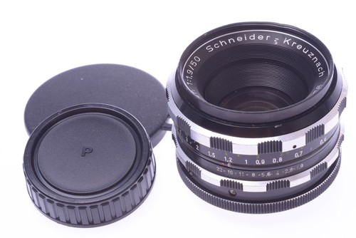 SCHNEIDER 50MM 1.9 XENON ZEBRA M42, 42MM SCREW MOUNT LENS 35MM CAMERA ...