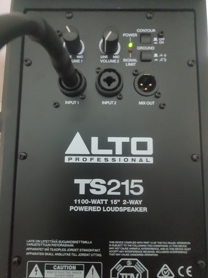 ALTO ACTIVE SPEAKER TS215 | eBay UK