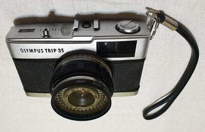 Old original Vintage Olympus Trip 35 Compact 35mm Film Camera ...