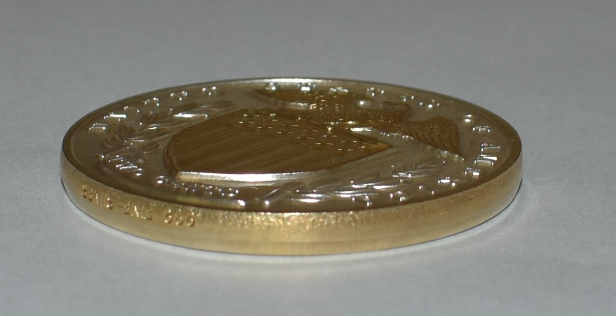 Fine Silver 24k Gold 2 T.oz Two Cent IN God We Trust 150th Anniversary 31 of 500 | eBay