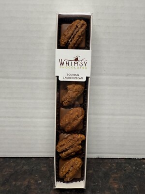 Whimsy Chocolates - BOURBON PECAN CARAMELS - Milk Chocolate - NEW | eBay