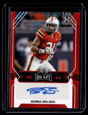 2022 LEAF DRAFT RED AUTO BUBBA NELSON | eBay