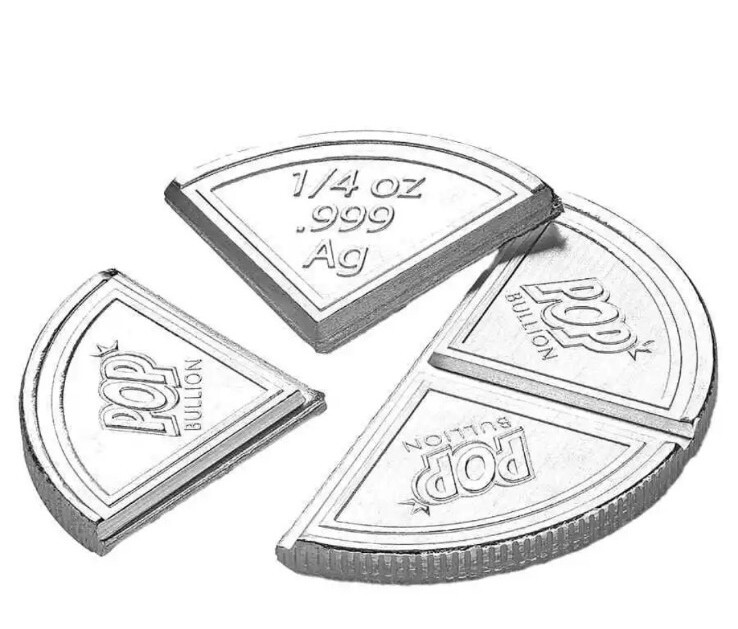 Pop Bullion 1 Troy Oz Divisible Silver Round .999 Fine Silver ...