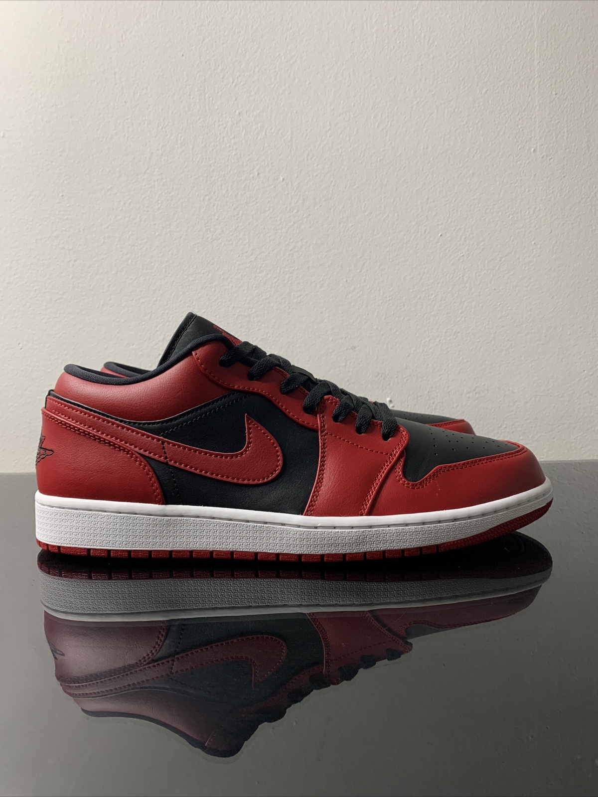 Size 13 - Air Jordan 1 Low Reverse Bred Black Toe Chicago Away Gym Red ...