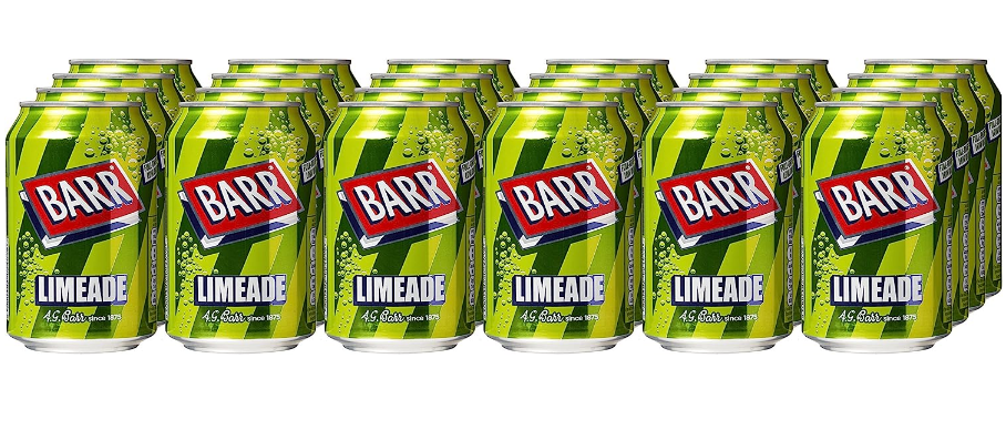 Barr Cherryade Lemonade DNB Shandy Cola Bubblegum Ginger Fizzy Drink ...