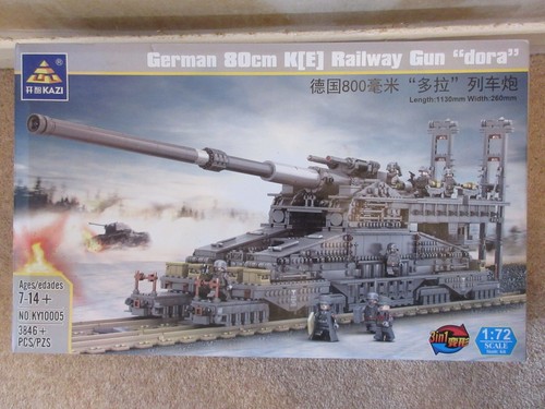 Kazi German 80cm Railway Gun Dora Buildable Toy | eBay UK