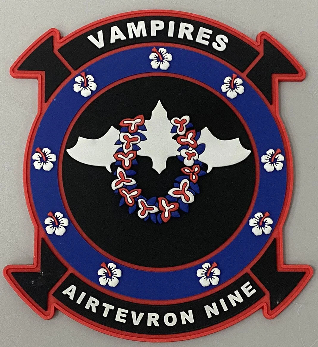 4" VX-9 VAMPIRES AIRTEVRON NINE PVC HOOK & LOOP PATCH | eBay
