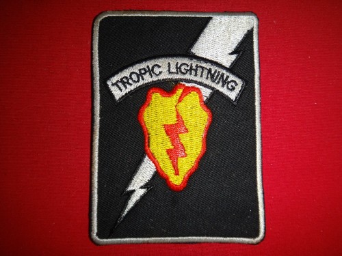 Vietnam Guerre Patch États-unis 25th Infanterie Division De " Tropic Lightning " | eBay