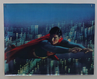 Original vintage 1978 Christopher Reeve Superman DC Comics movie promo ...