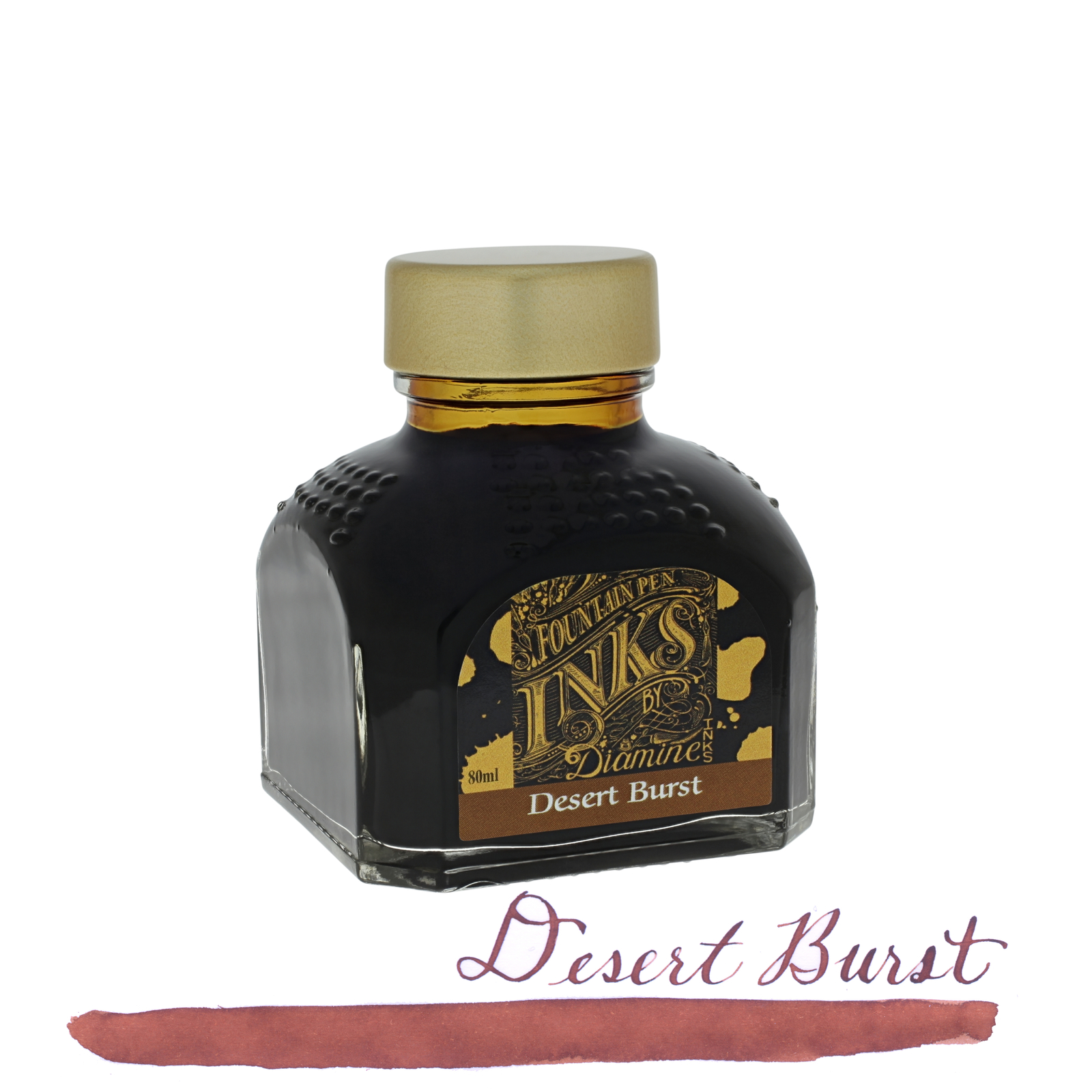 Diamine Guitar Ink - Desert Burst - 80ml Bottled Ink for Fountain Pens ...