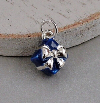 Wrapped Gift Charm - Christmas Present Charm - Holiday Charm ...