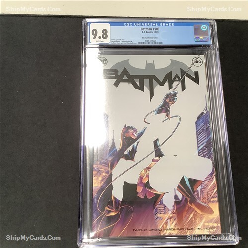 Batman #100 CGC 9.8 "Stadium Comics Edition" Negative Space Trade ...