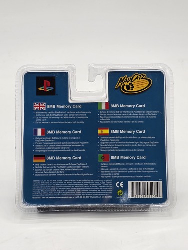 PS2 Memory Card 8 MB Blue Brand New Selaed Rare | eBay