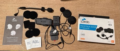 Cardo Systems PACKTALK Edge 2nd Helmet Kit JBL speakers BLACK | eBay