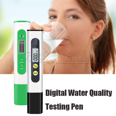 Digital Electric TDS Meter PPM Tester Hydroponics Water QualityTest Pen ...