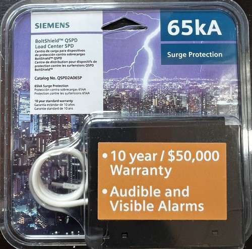Siemens QSPD2A065P BoltShield Load Center Surge Protection Device ...