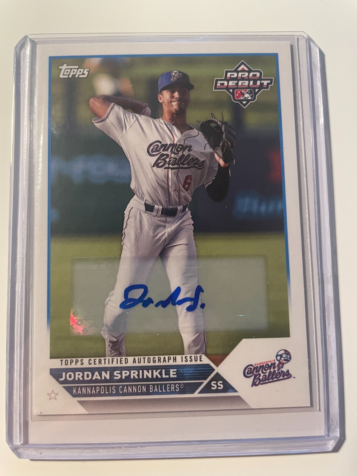 2023 Topps Pro Debut Baseball Jordan Sprinkle Auto 03 | eBay