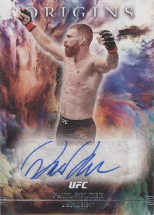 2021 Panini Chronicles UFC - Origins Autographs Paul Felder #OA-PFD (AU ...