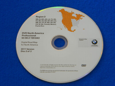 2007 BMW 650CIC NAVIGATION NAV DISC 2011 OEM DISC 2 OF 2 REGION 2 ...