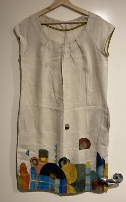 Gorman x Ellie Malin Linen Shift Dress Size S | eBay Australia