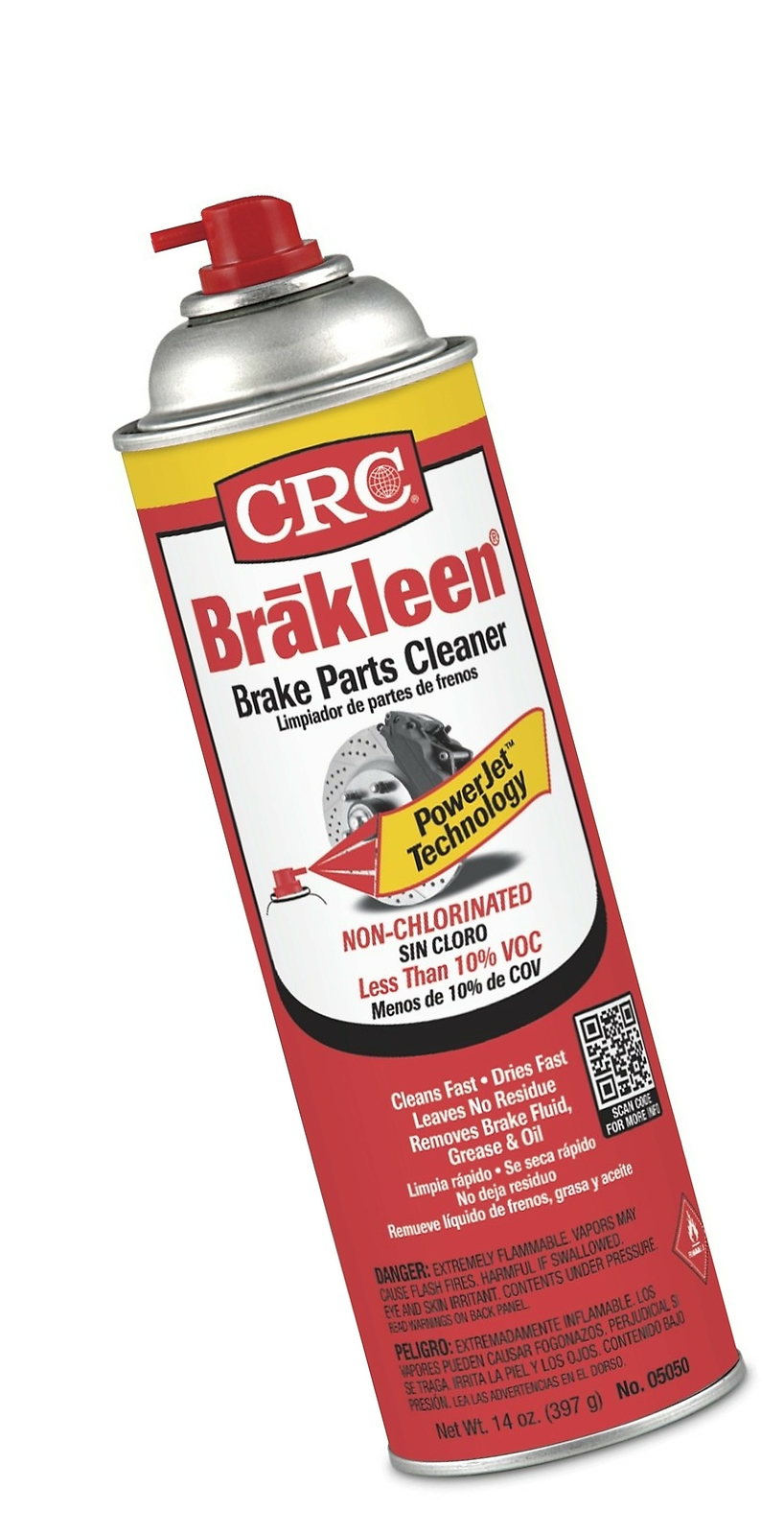 CRC Brakleen 05050 Brake Parts Cleaner - 50 State Formula with PowerJet ...