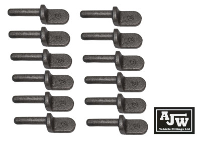 12 Gudgeon Pins Weld On Trailer Tailgate Ramp Side Hinge Tipper ...