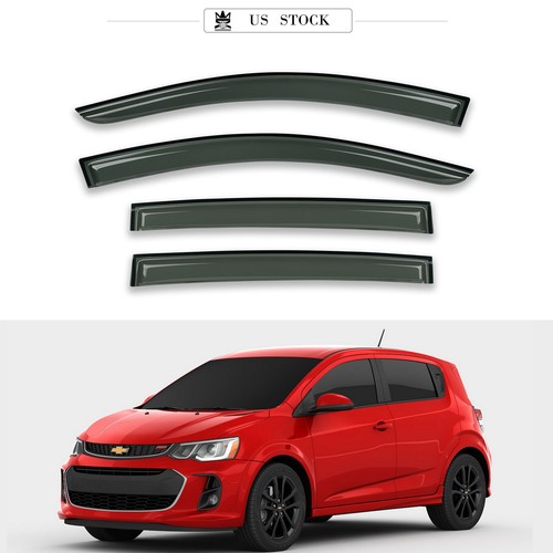 Window Visors Sun Rain Guards Deflector for 2012-2020 Chevrolet Sonic ...