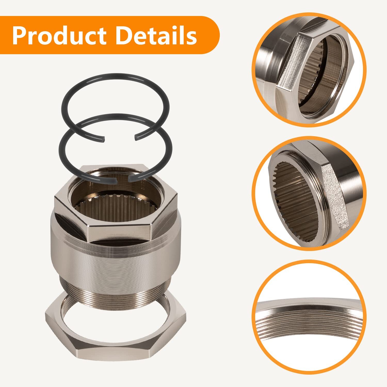 Rear Axle Lock Jam Nut for Honda TRX300EX TRX400EX TRX250X 450R ATC350X ...