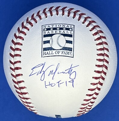 Edgar Martinez Signed Autographed Hall Of Fame Baseball w/ “HOF 18 ...