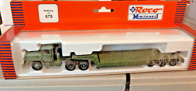 Roco Minitanks 675 540 Drop deck 40 ton tailer Lima35 1/87 | eBay