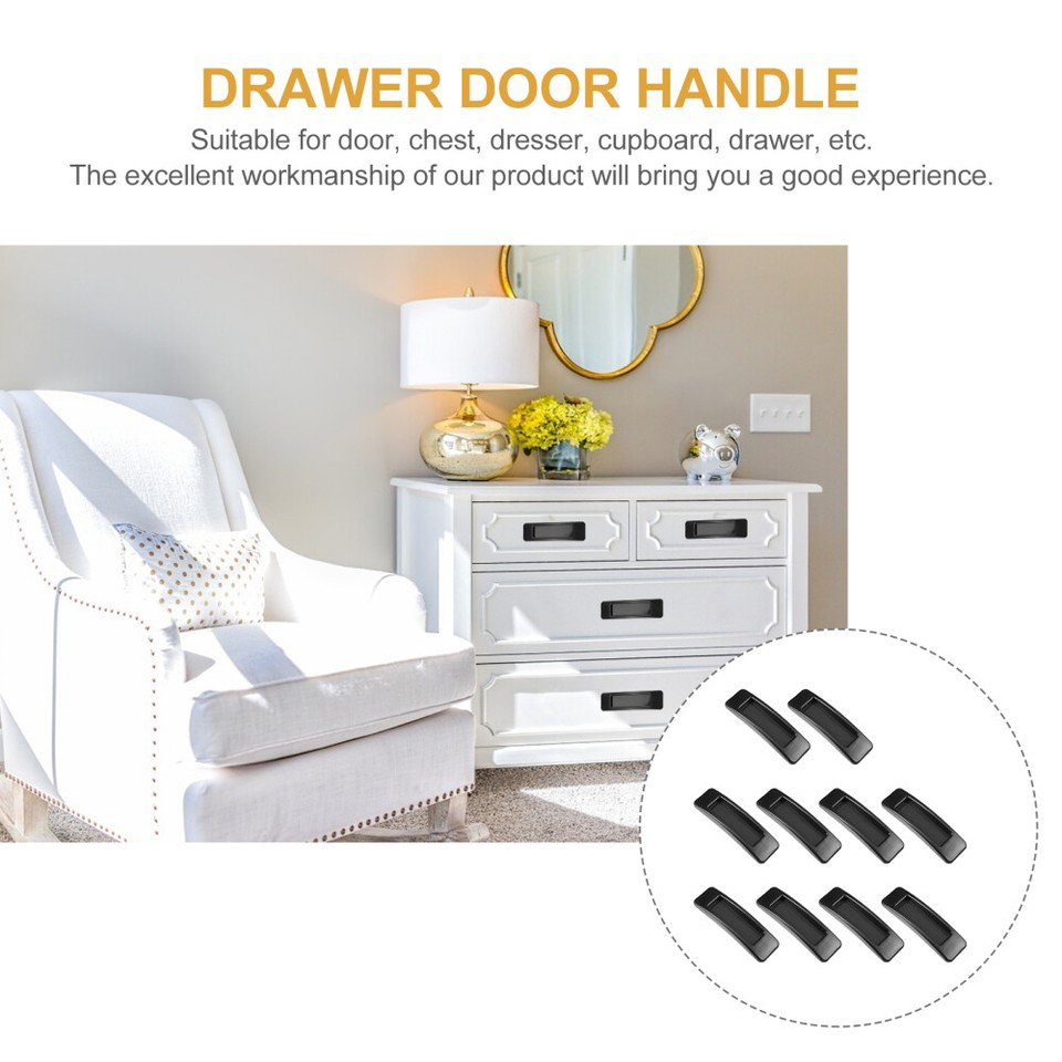 10 Pairs instant window handle cupboard knobs stick on handle Stick On ...